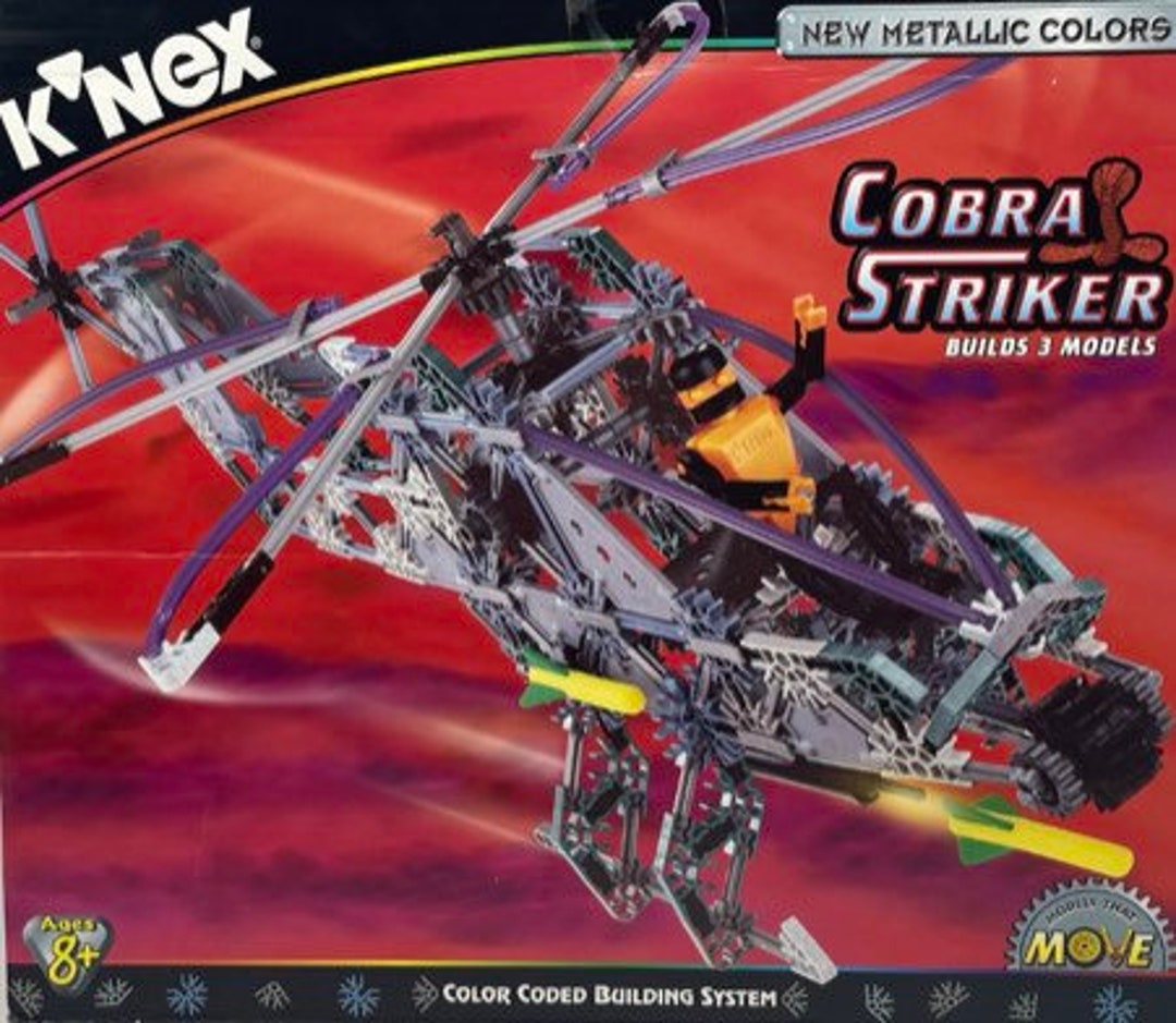 KNEX® Cobra Striker Clean Authentic Near Complete Building Set With ...