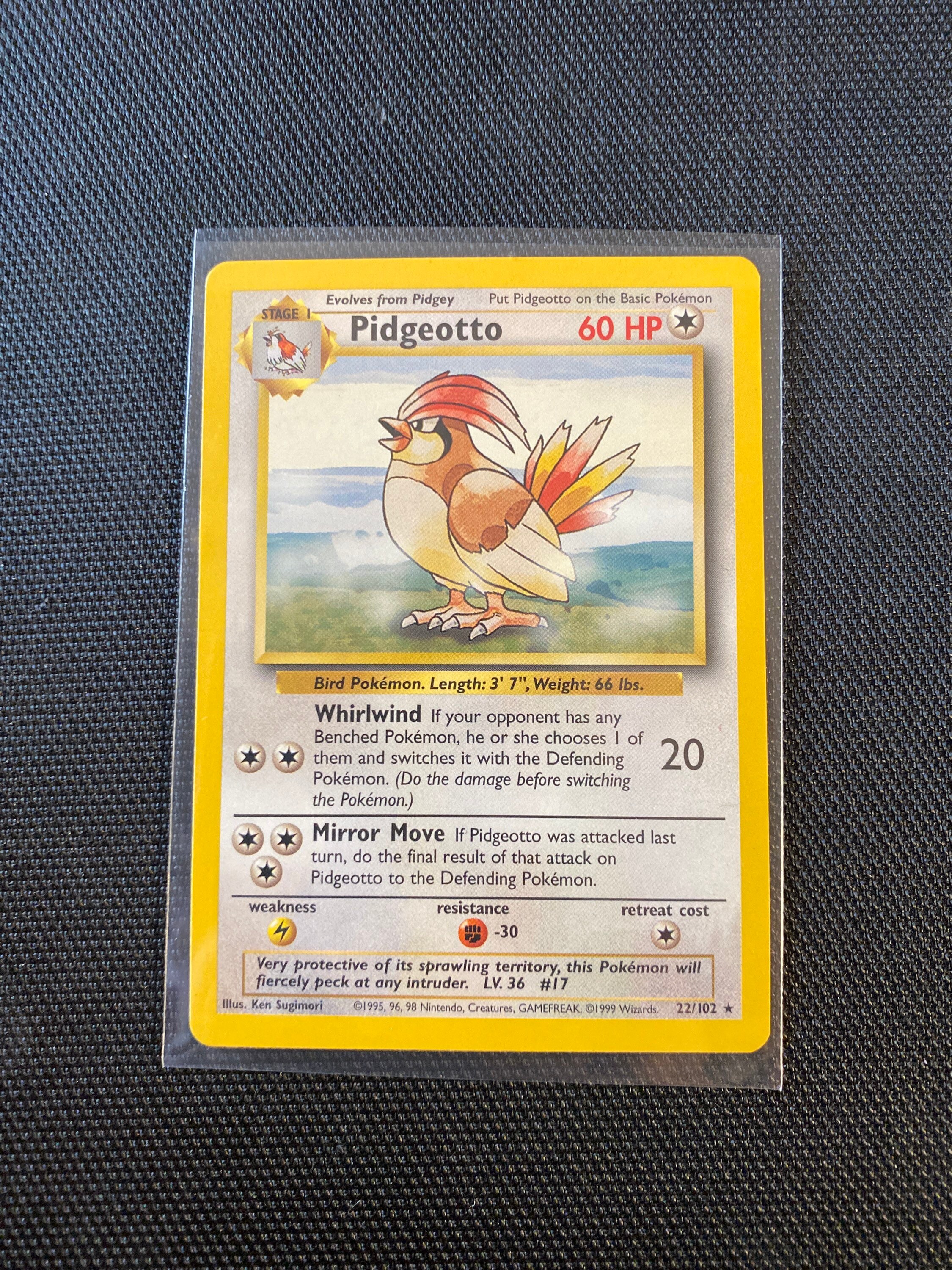Pidgeotto Card