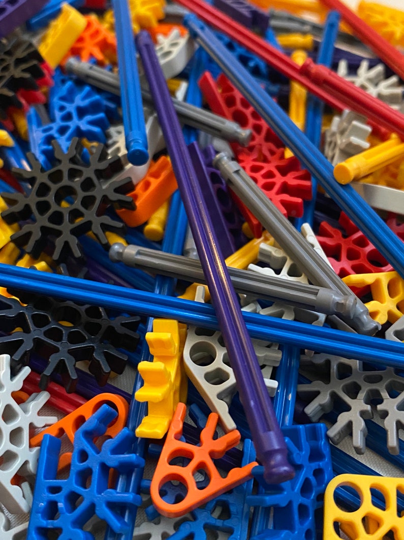 KNEX® Micro Pieces Lot 85 Clean 100% Authentic Assorted - Etsy