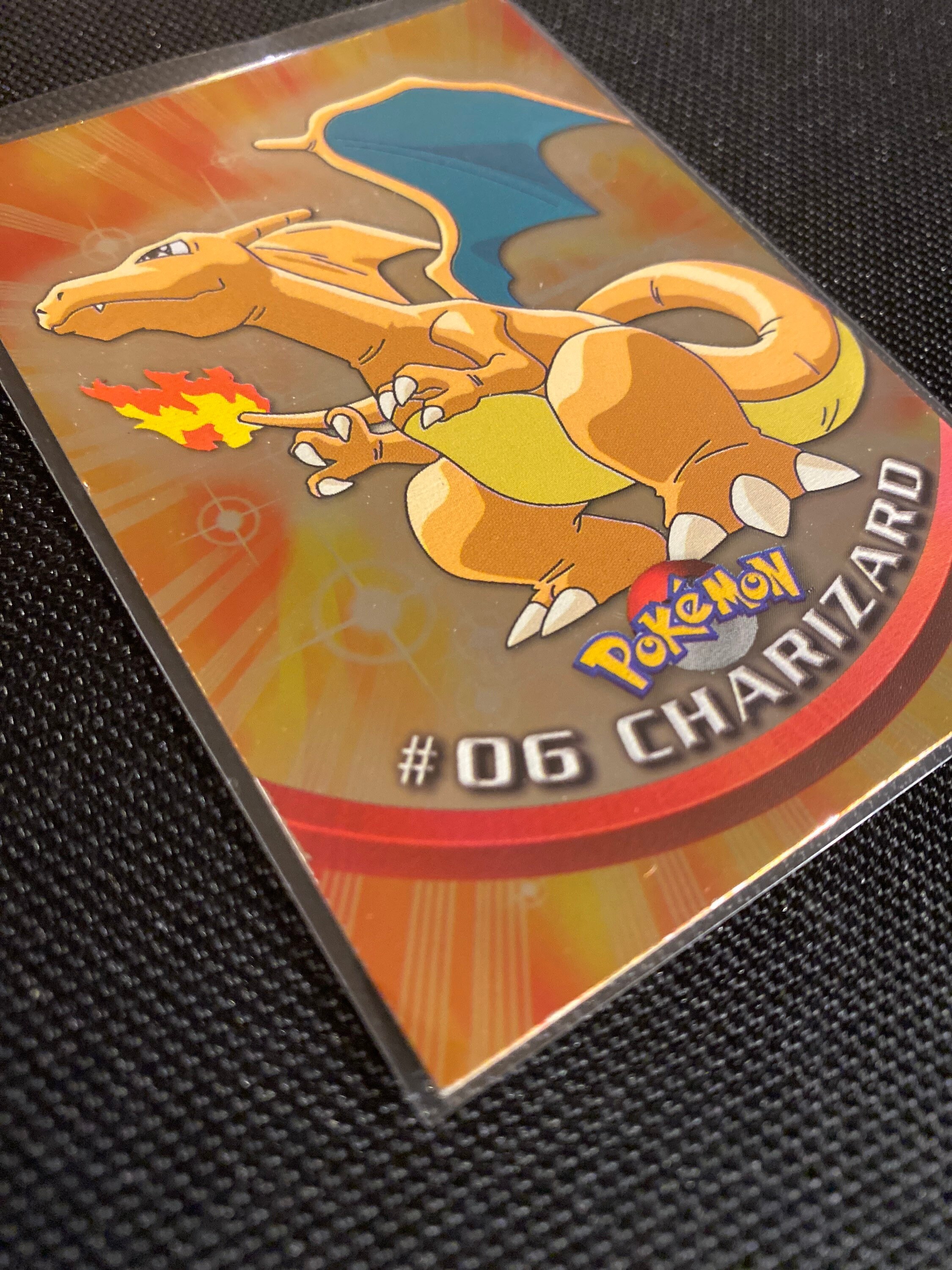 Charizard holographic Pokémon Topps TV Animation Edition | Etsy