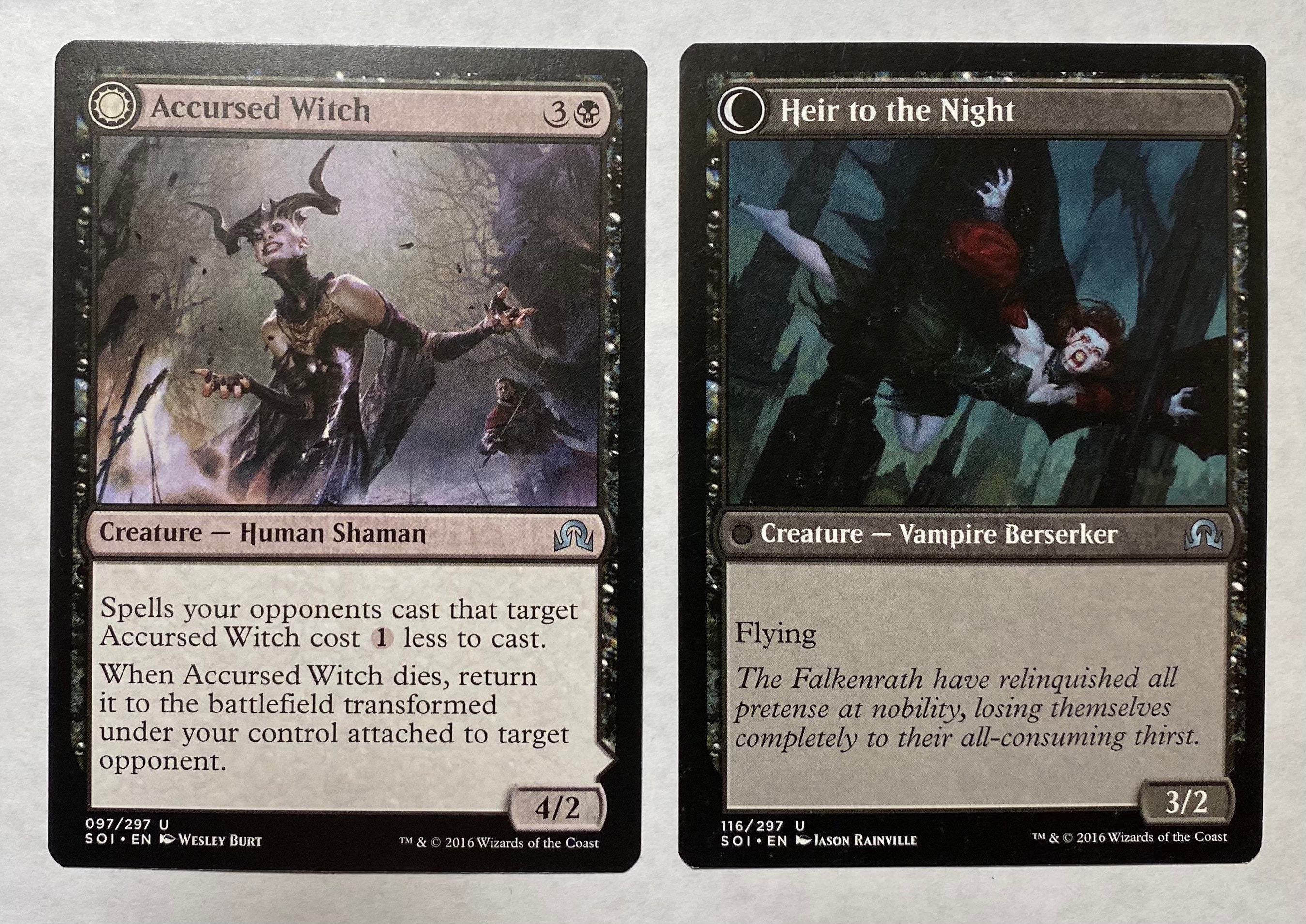 MTG Double-Sided Card Pack 4 cartes Magic: The Gathering | Etsy