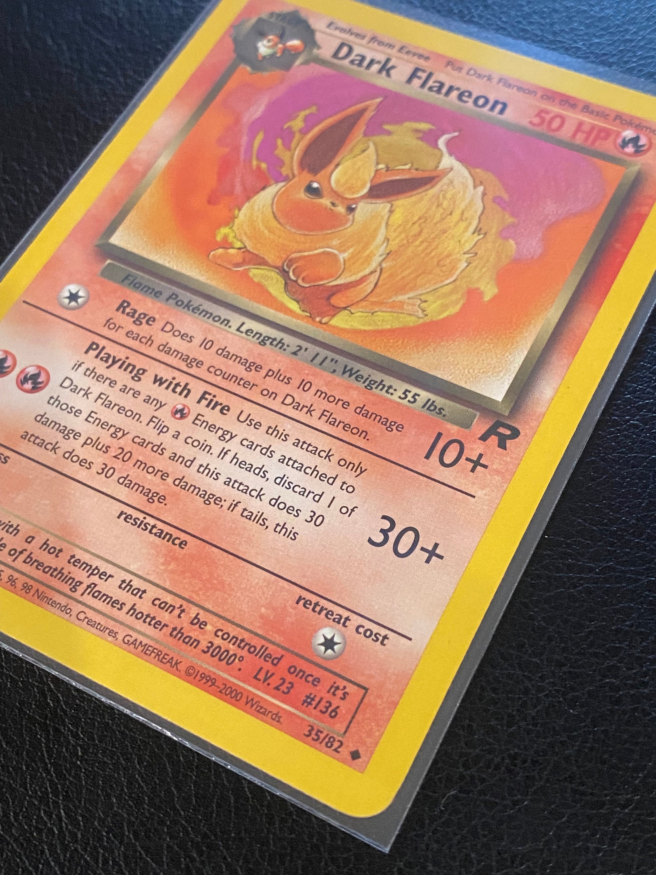 Dark Flareon Card