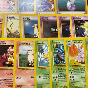 Pokémon Base Set Collection Pokemon Trading Card Game TCG Authentic ...