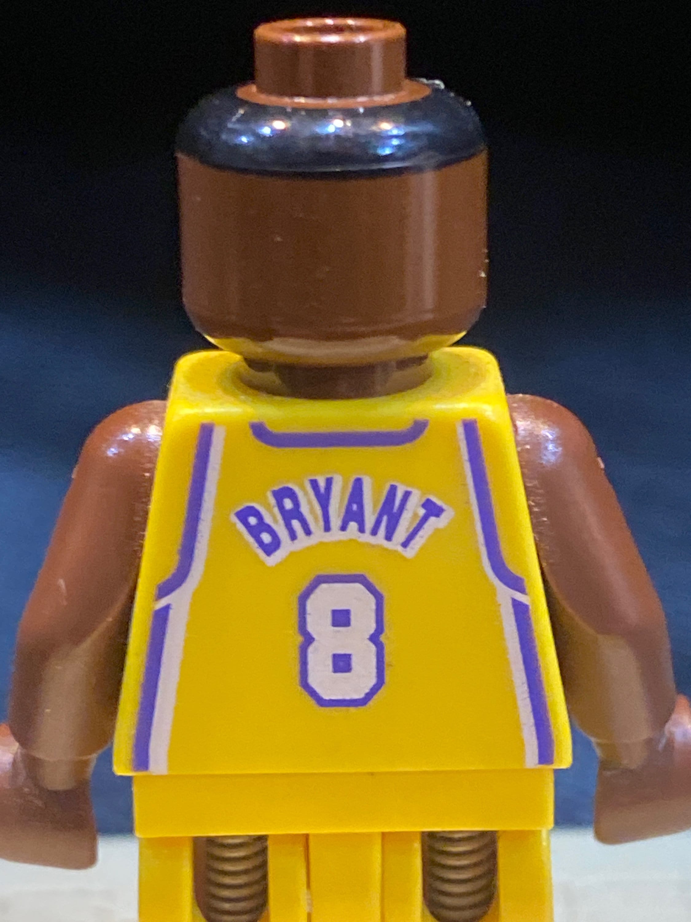 LEGO Kobe Bryant Minifigure (nba001) - LEGO Basketball Minifigure ...