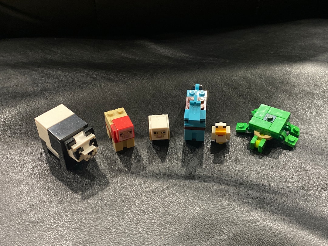 LEGO® Minecraft Animal Collection - LEGO Minecraft Animal Minifigure ...