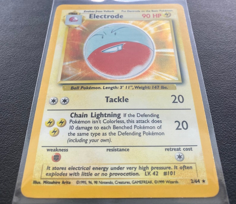 Electrode (misprint) - Pokémon - Jungle ERROR 2/64 - Authentic ...