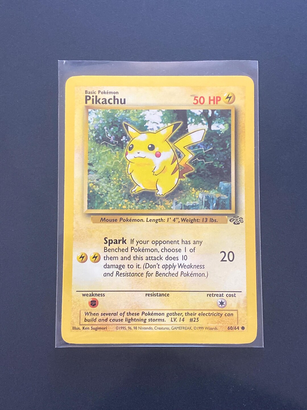 Pikachu - Pokemon - Jungle 60/64 - Authentic Vintage Collectible ...