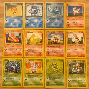 Pokémon Base Set Collection Pokemon Trading Card Game TCG - Etsy