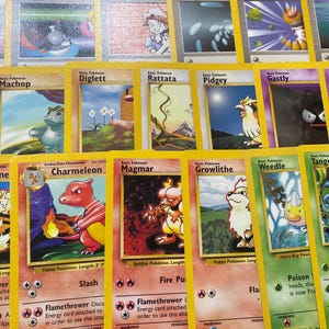 Pokémon Base Set Collection Pokemon Trading Card Game TCG Authentic ...