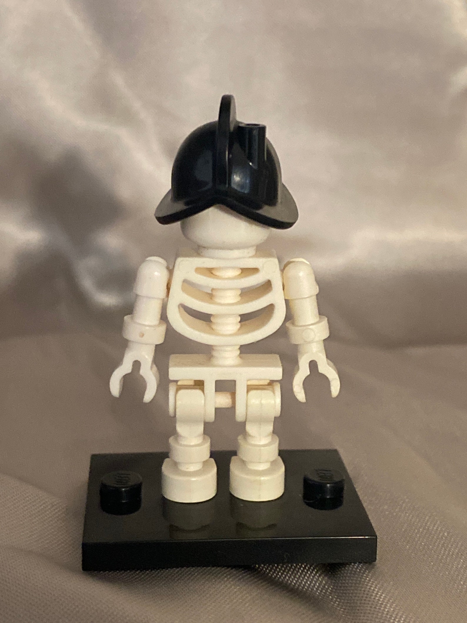 LEGO® Skeleton With Black Conquistador Helmet Minifigure - Etsy