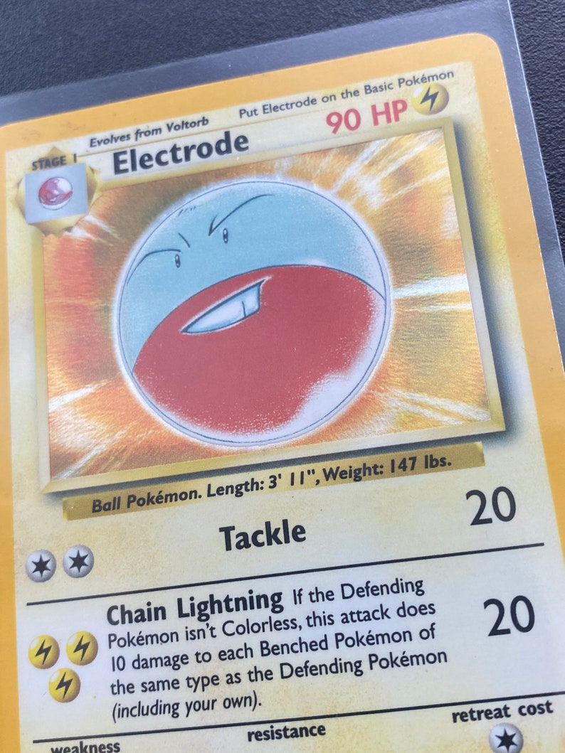 Electrode (misprint) - Pokémon - Jungle ERROR 2/64 - Authentic ...