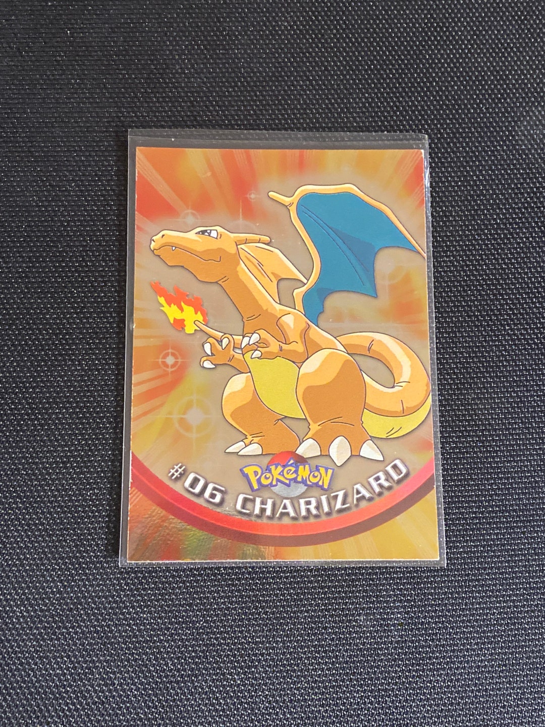 Charizard holographic Pokémon Topps TV Animation Edition Card 6 Rare ...