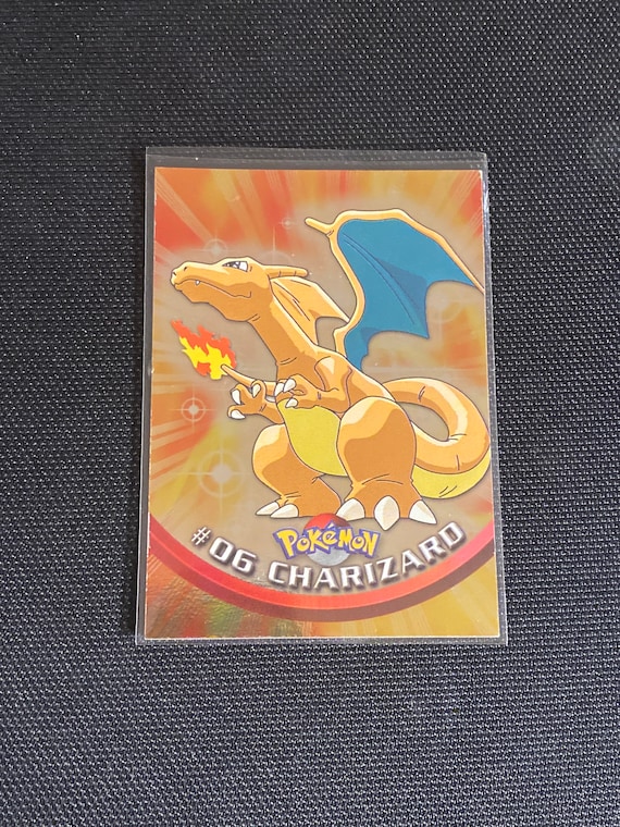 Charizard holographic Pokémon Topps TV Animation Edition | Etsy