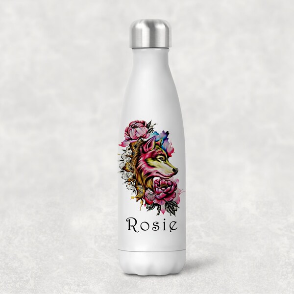 Wolf Bottle - Etsy