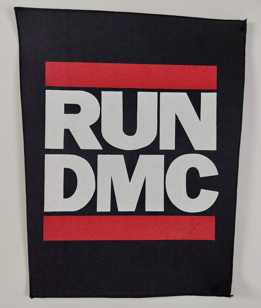 RUN DMC Vintage 80s Backpatch Original / Patch Old School Hip Hop Rap ...