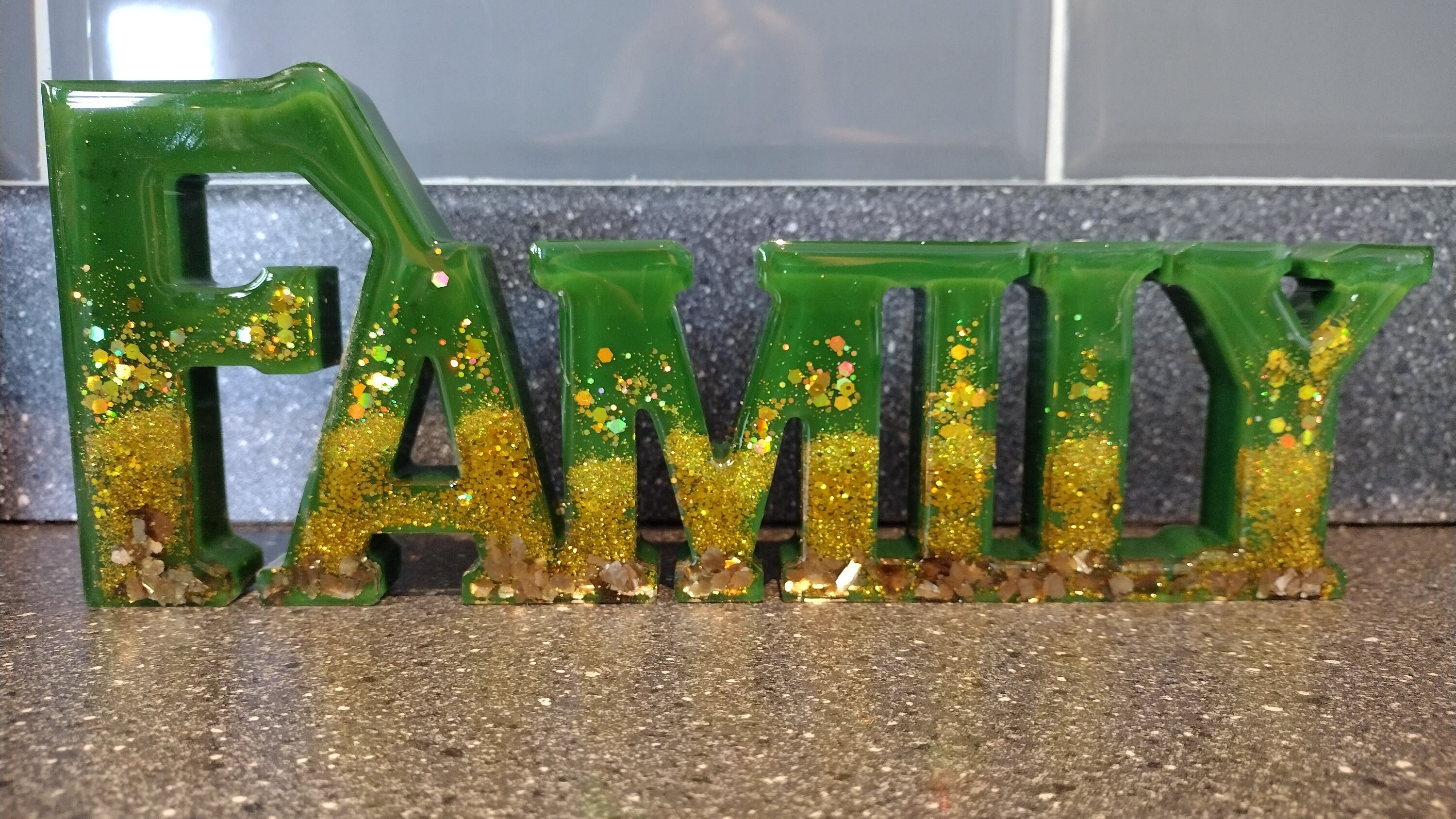 Free Standing Resin FAMILY Sign Customisable - Etsy