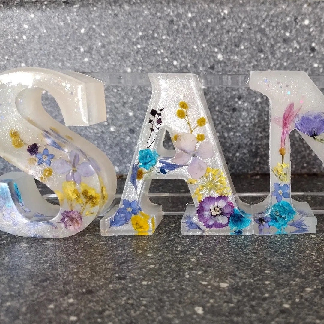 Bespoke Free Standing Resin NAME Sign Customisable Any Colour - Etsy