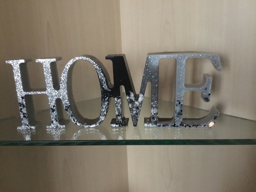 Free Standing Resin HOME Sign Customisable - Etsy