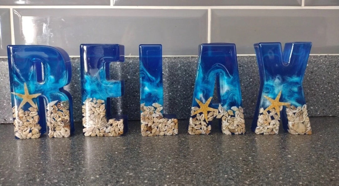 Bespoke Large Free Standing Resin RELAX Sign Customisable Any Colour - Etsy