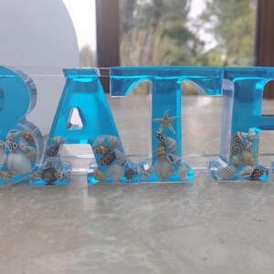 Bespoke Free Standing Resin BATH Sign Customisable Any Colour - Etsy