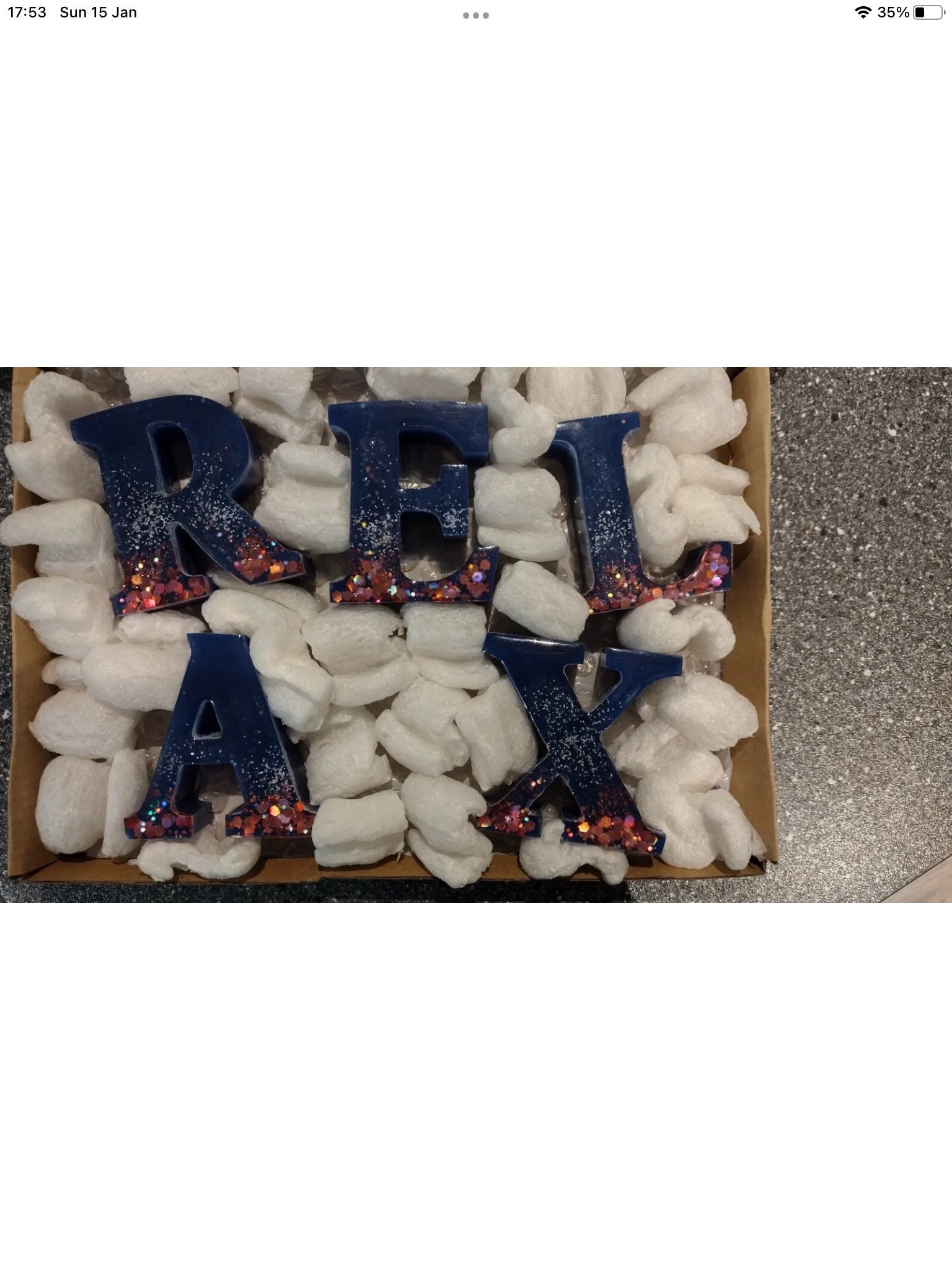 Bespoke Free Standing Resin RELAX Sign Customisable Any - Etsy UK