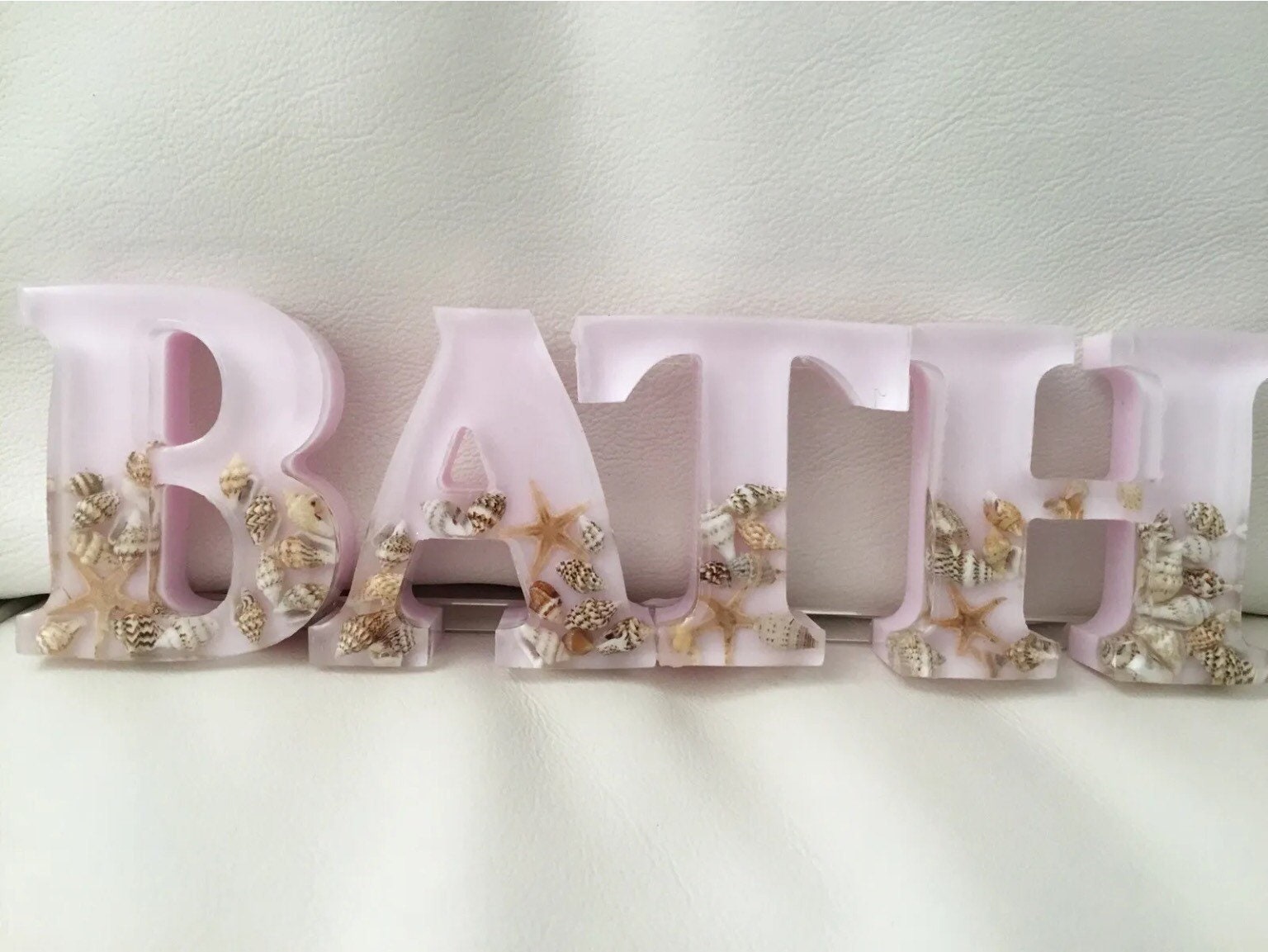 Bespoke Free Standing Resin BATH Sign Customisable Any Colour - Etsy