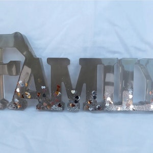 Free Standing Resin FAMILY Sign- Customisable - Etsy