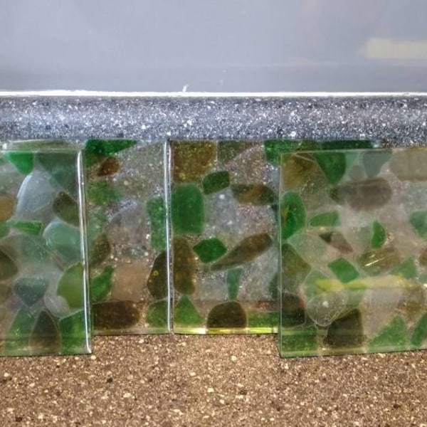 Sea Glass Coasters - Etsy