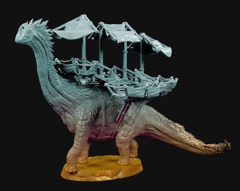 Brachiosaurus Caravan Dinosaur Miniature Lord of the - Etsy