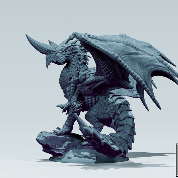 Blue Dragon Figure - Etsy