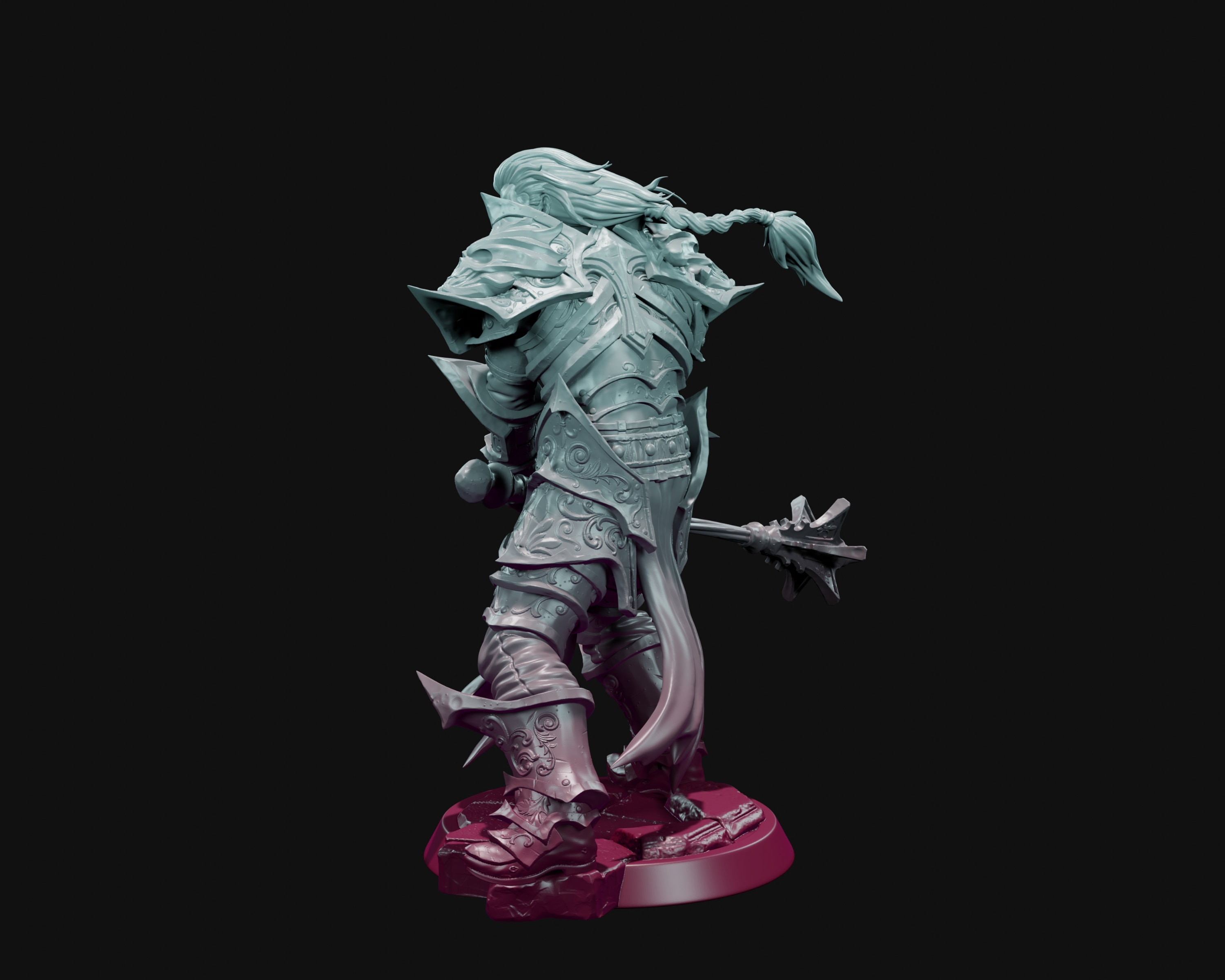 Wight With Mace Miniature for D&D Pathfinder RPG and - Etsy