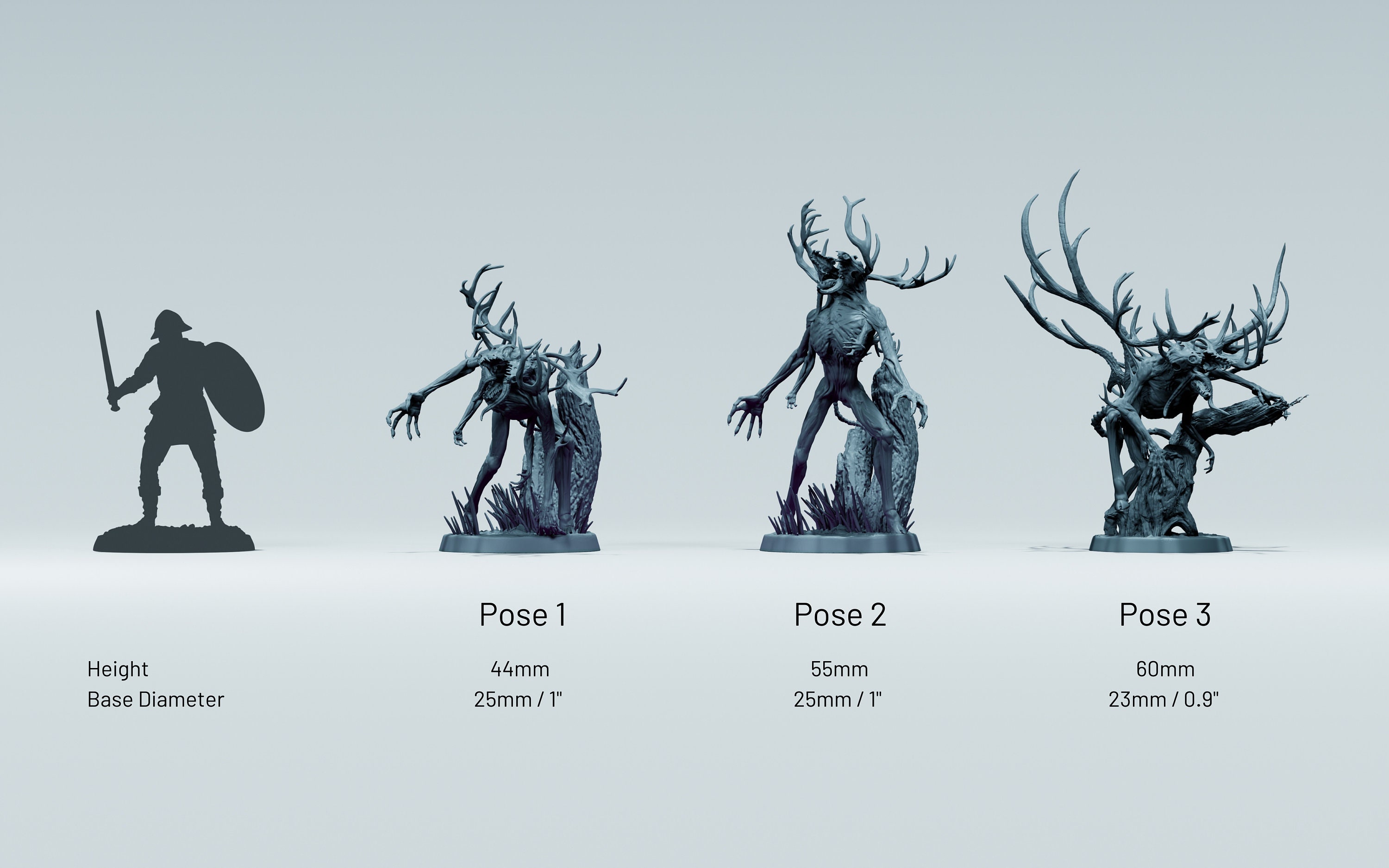 WENDIGO 3 Poses Minimonstermayhem - Etsy