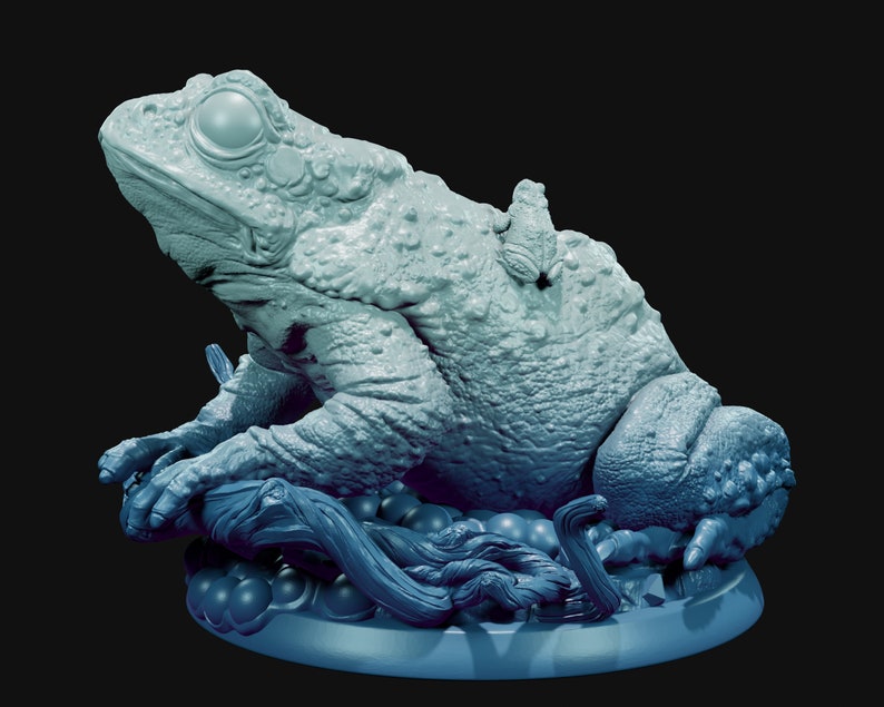 Giant Toad Miniature for Dungeons & Dragons Pathfinder - Etsy Ireland