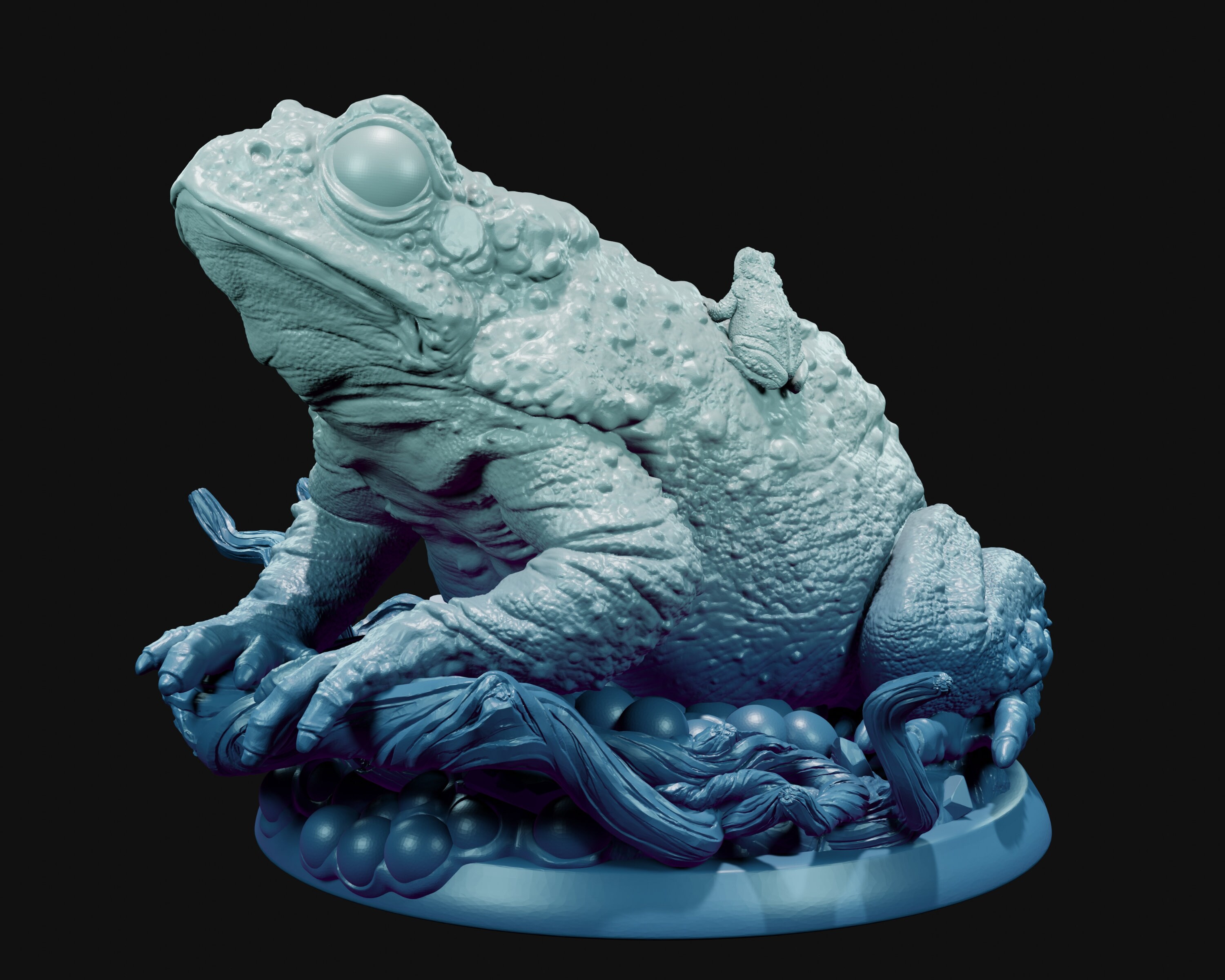 Giant Toad Miniature for Dungeons & Dragons Pathfinder - Etsy Ireland