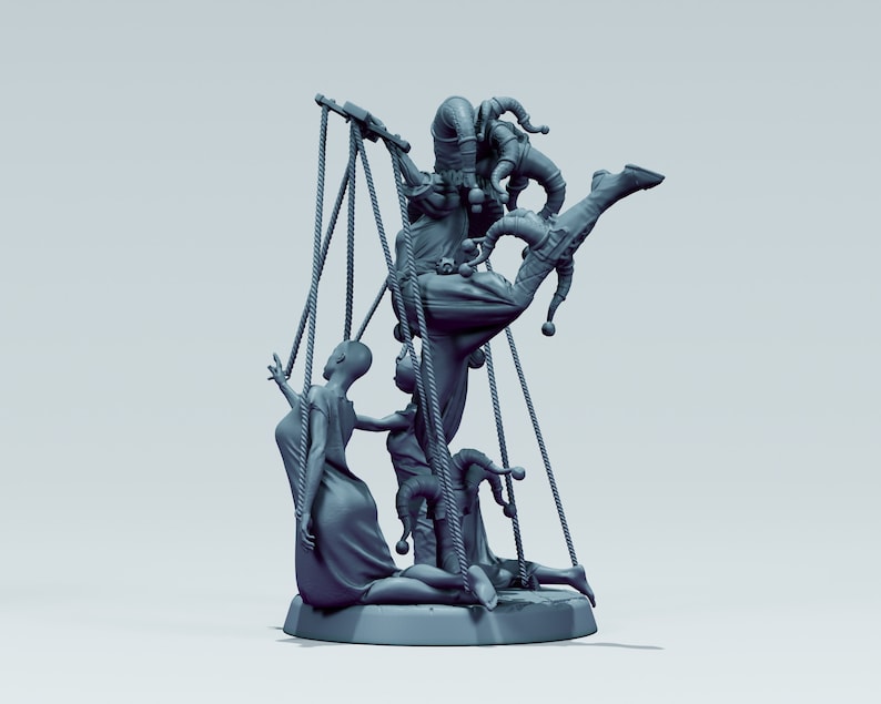 Undead Jester Miniature for D&D Pathfinder RPG and - Etsy