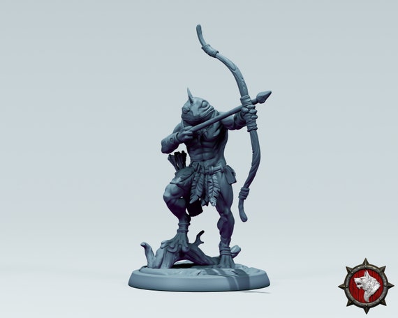 Bullywug Archer Miniature for Dungeons & Dragons - Etsy