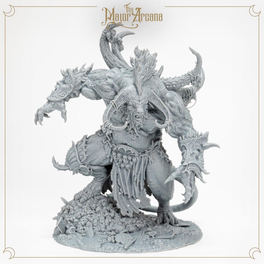 Grimclaw, the Malevolent – Minotaur Demon | 3d-printed for D&D ...