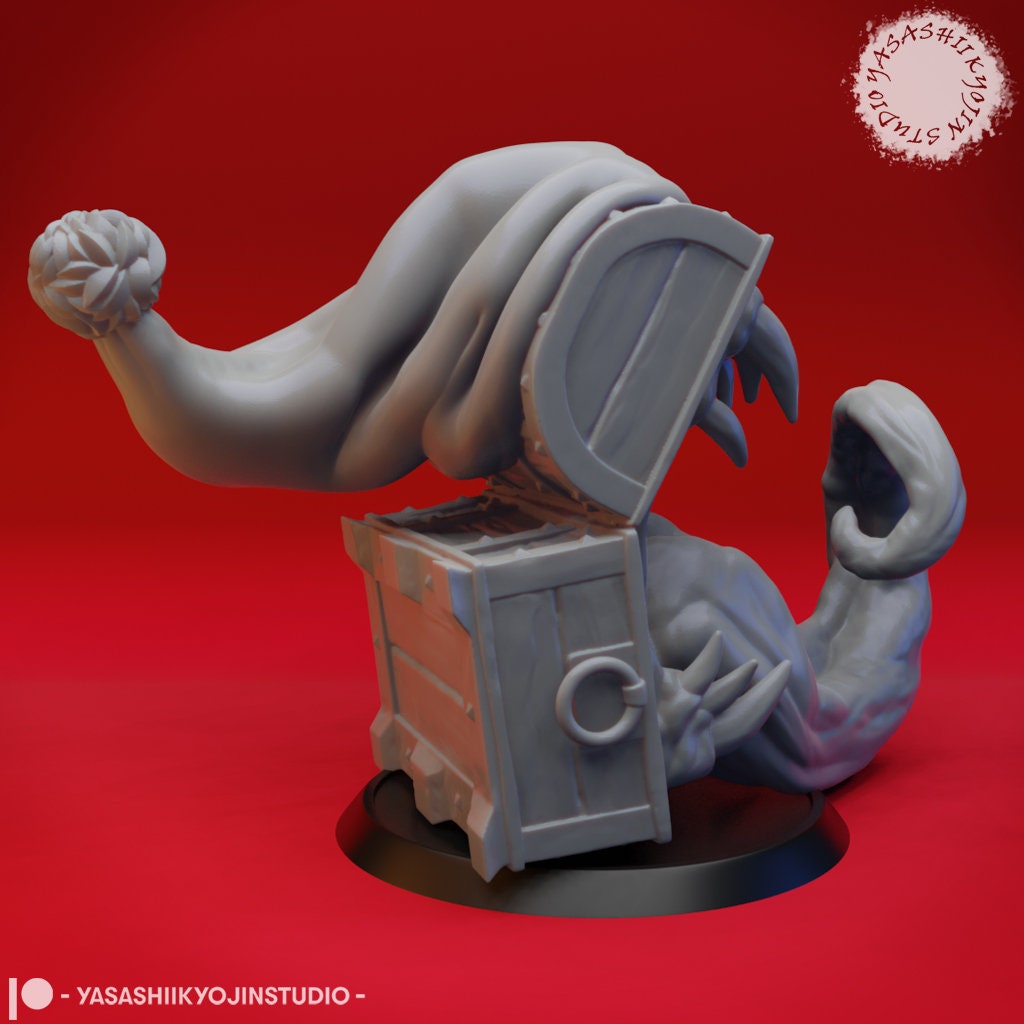 Mimic Miniature for D&D Pathfinder RPG and Painting - Etsy UK