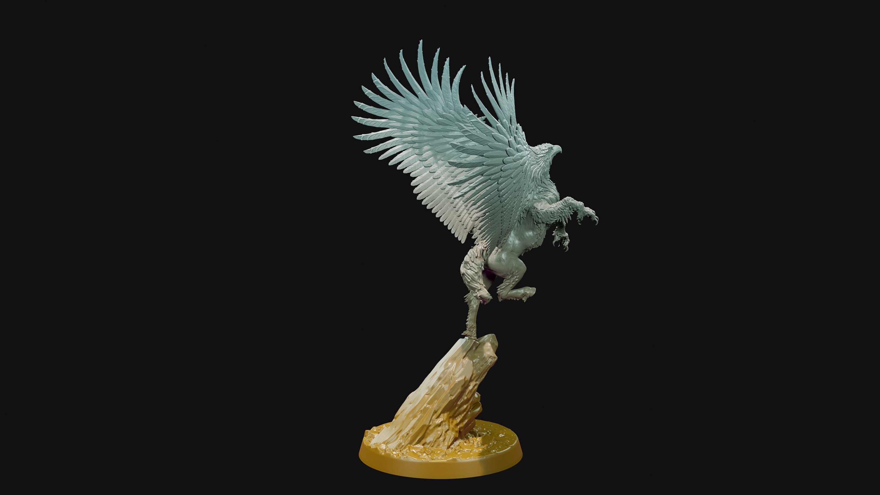 Flying Hippogriff Miniature for D&D Pathfinder RPG and - Etsy UK