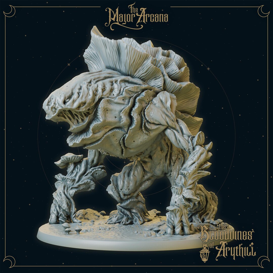 Myconid Titan Gargantuan Fungal Beast 3d-printed for D&D, Pathfinder ...