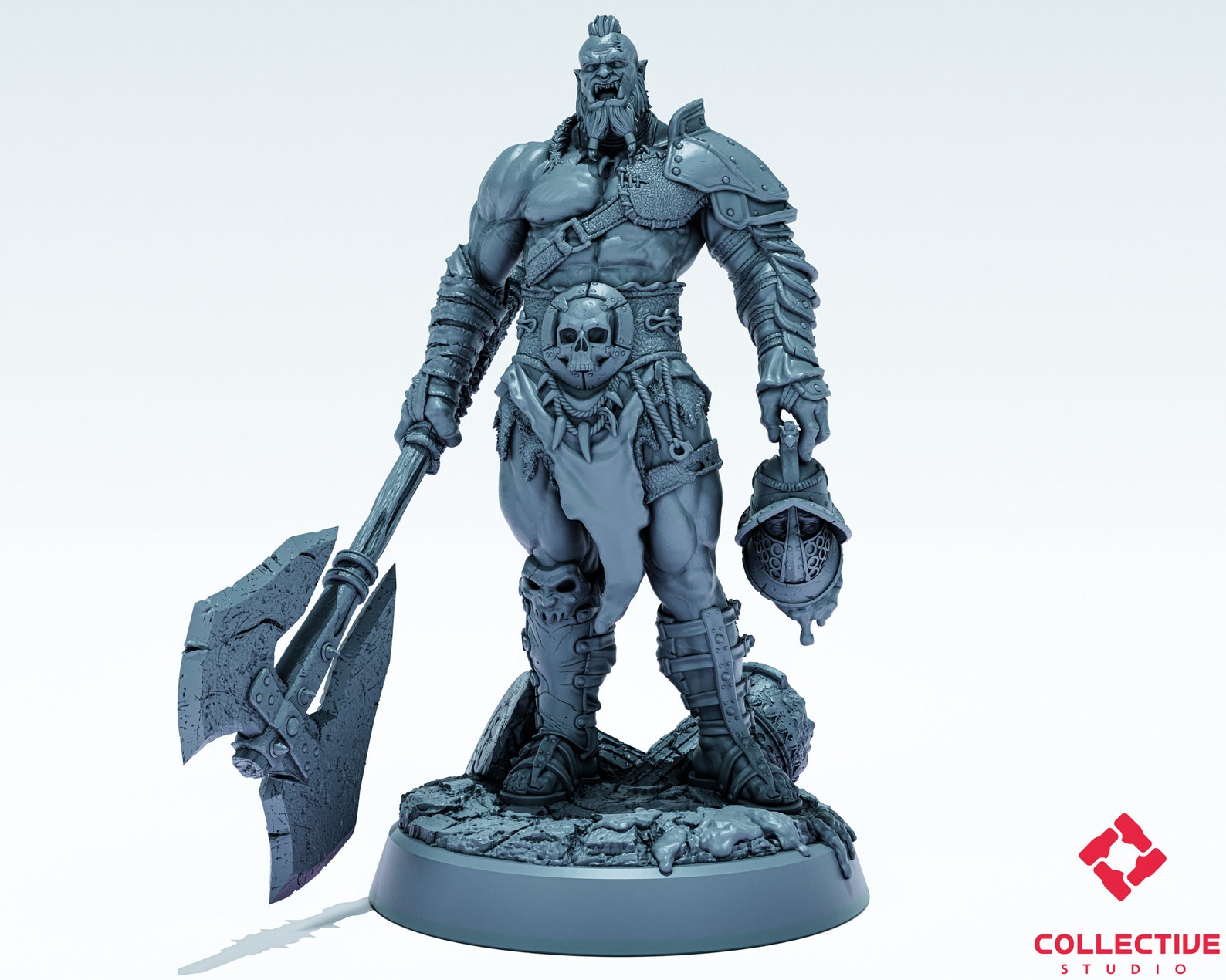 Orc Collective Studio Barbarian Knight Fighter Bandit - Etsy