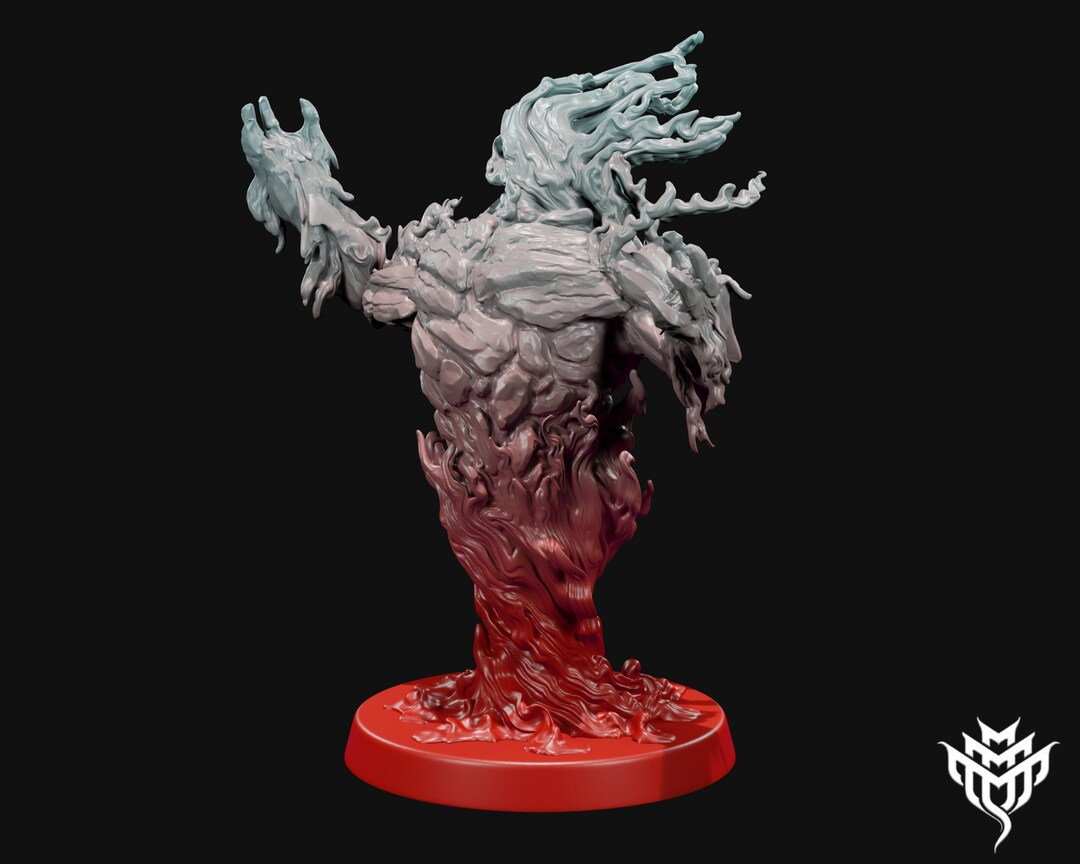 Lesser Fire Elemental Miniature for D&D Pathfinder RPG and - Etsy UK