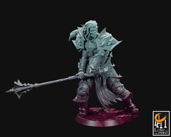 Wight With Mace Miniature for D&D Pathfinder RPG and - Etsy