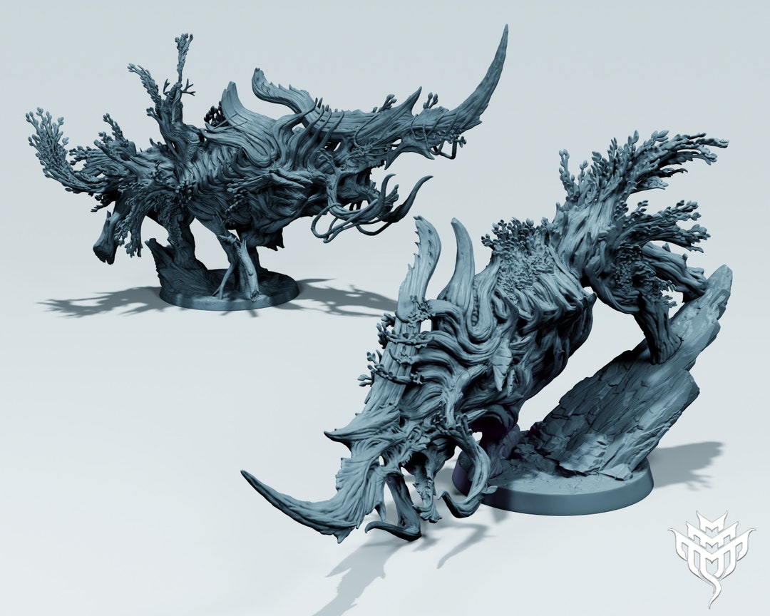 ROOT RHINO 2 Poses Minimonstermayhem - Etsy