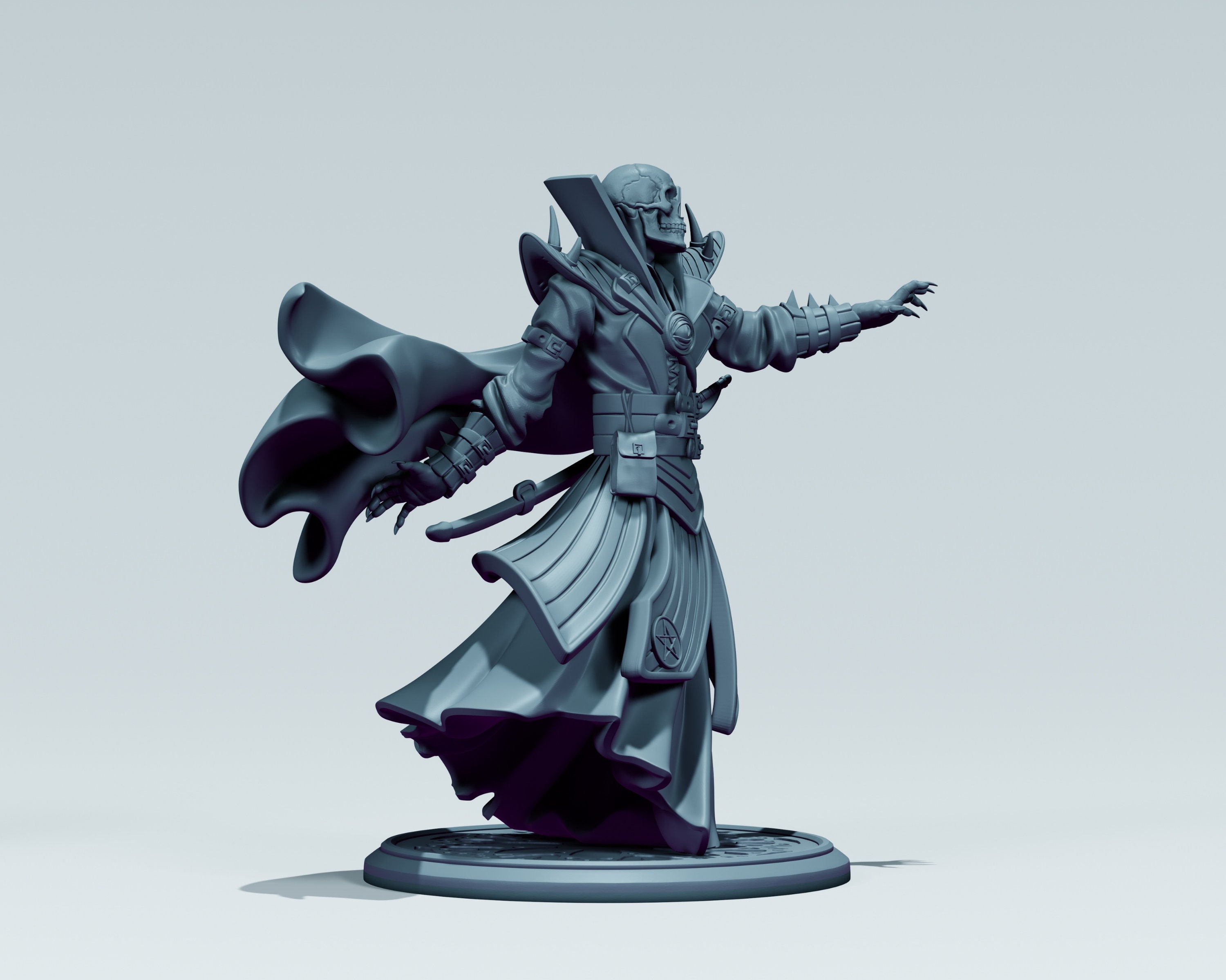 Azaezal the Lich Miniature for D&D Pathfinder Rpgs and | Etsy