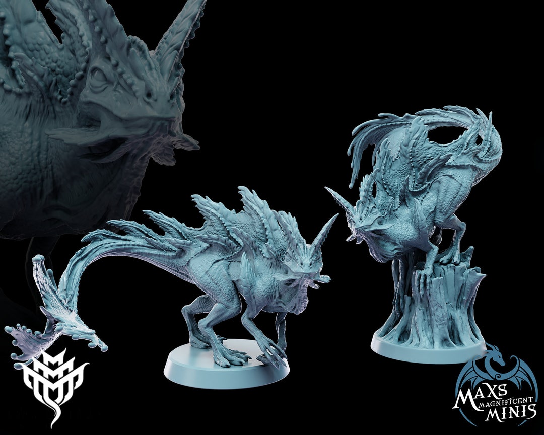 Coastal-raptor Miniature for D&D, Pathfinder, RPG and Painting - Etsy