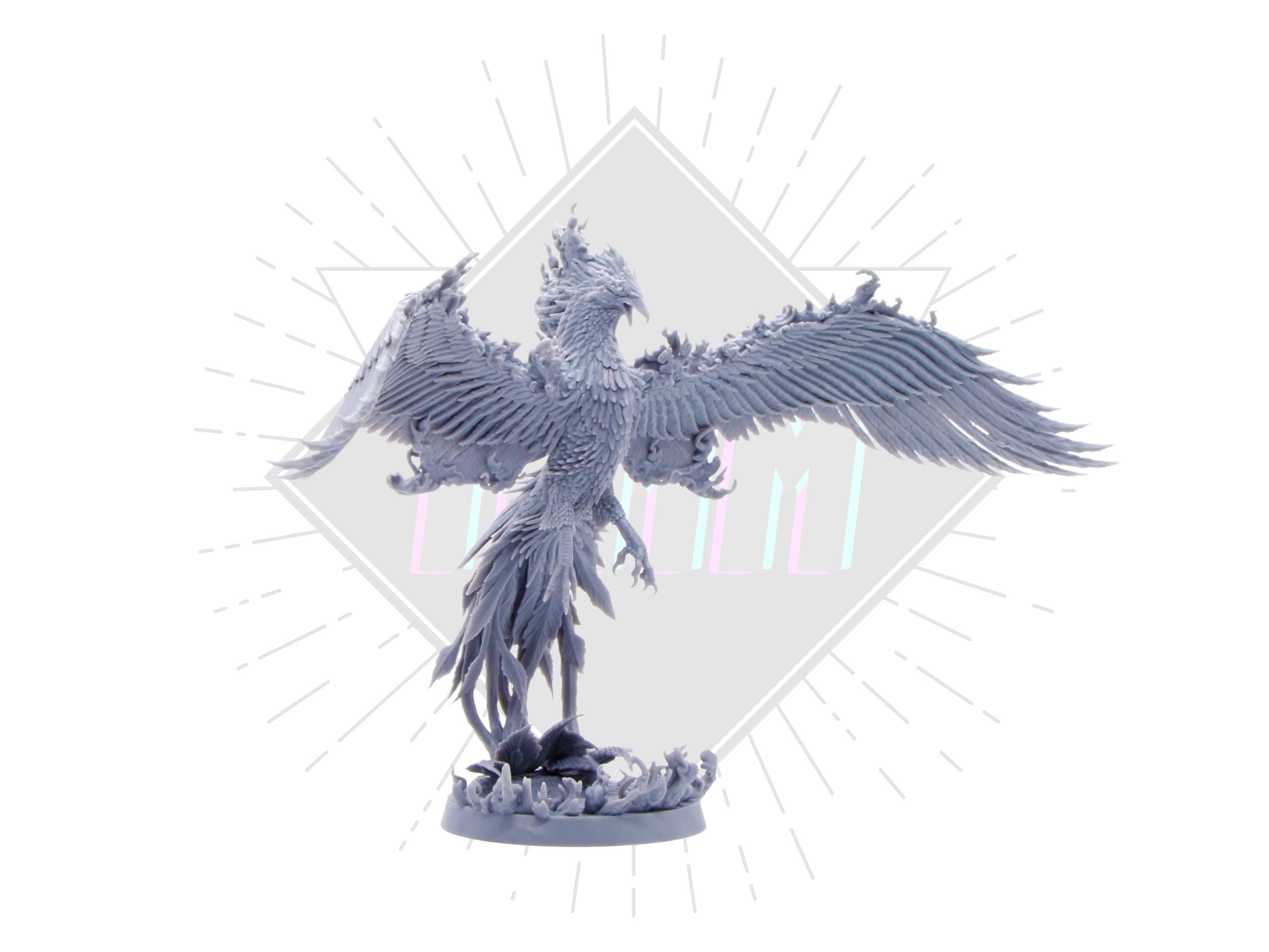 Phoenix Miniature for D&D Pathfinder Rpgs and Painting | Etsy UK