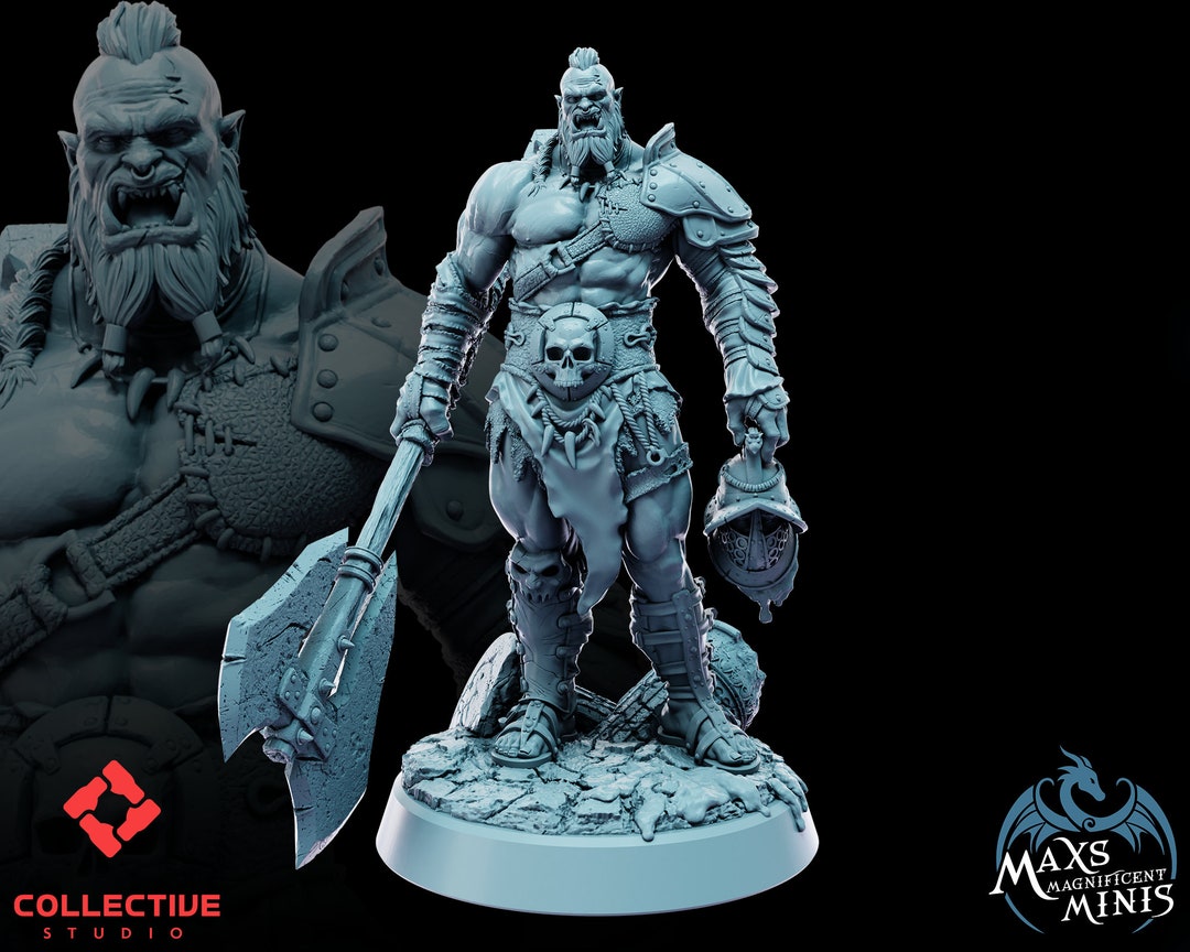 Orc Collective Studio Barbarian, Knight, Fighter, Bandit for D&D ...