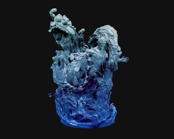 RPG and Painting Water Elemental Pathfinder Miniatur for D&D Toys ...