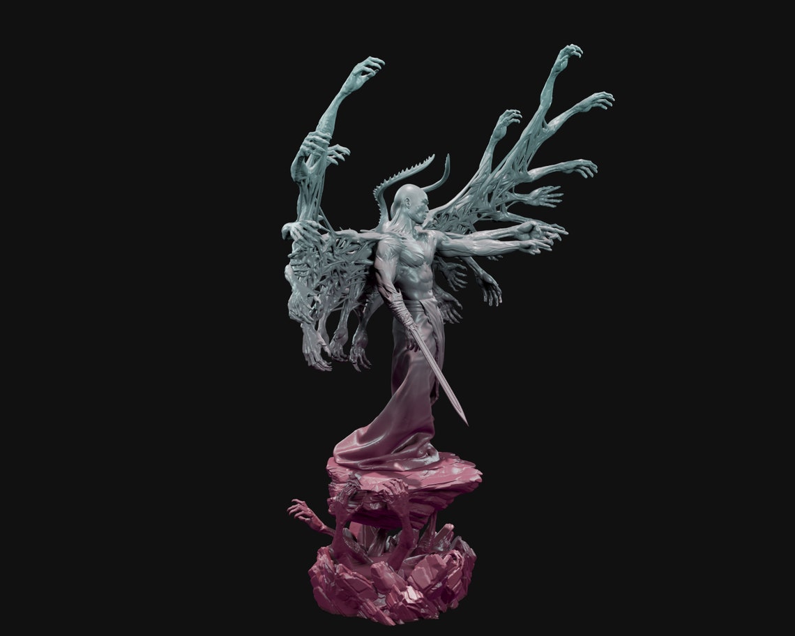 Afflicted Celestial Miniature For D D Pathfinder RPG And Etsy